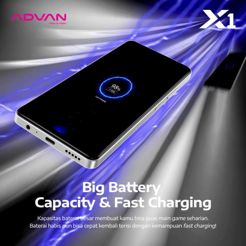 Jual [new Launch] Gaming Smartphone Advan X1 | Mediatek Helio G100 ...