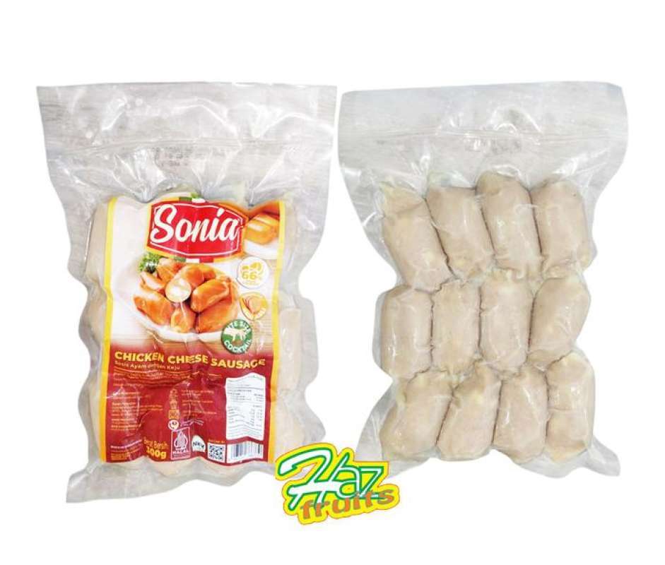Jual Sonia Chicken Cheese Sausage / Sosis Keju Sonia / Sosis Keju ...