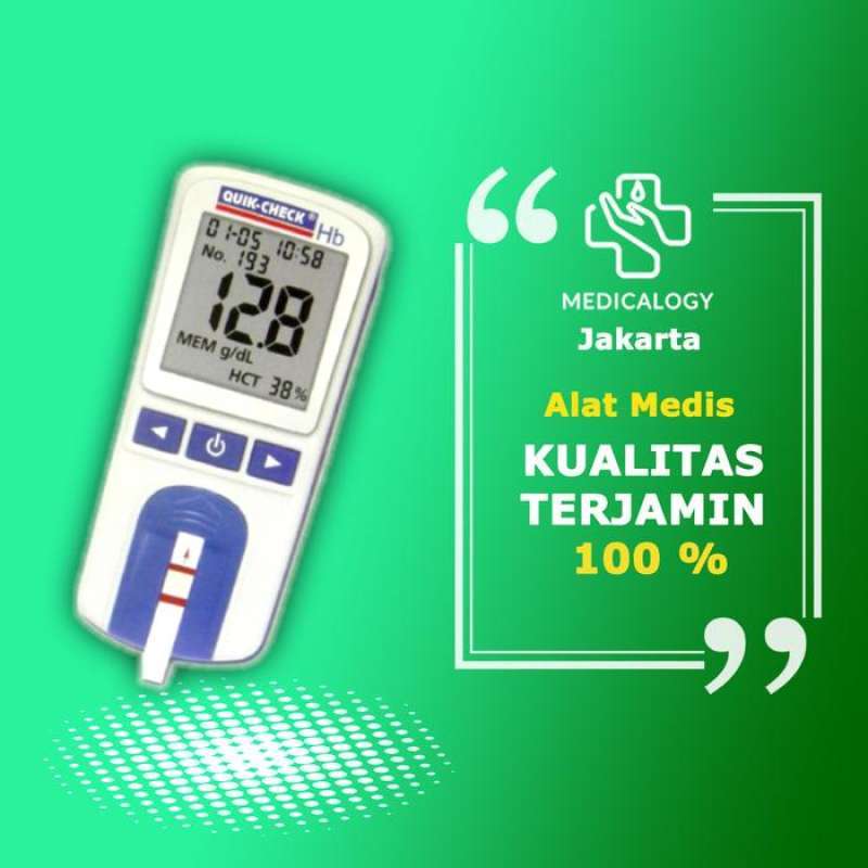 Jual Alat Cek Hemoglobin (hb) Meter Merk Quick Check Di Seller ...