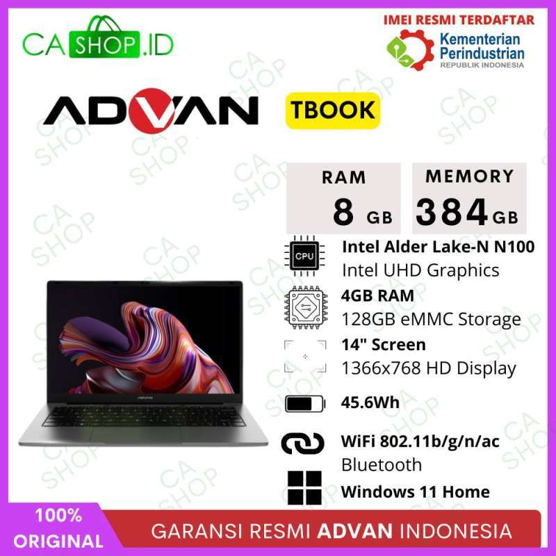 Laptop Advan Tbook - 🔥 Harga & Spesifikasi Terbaru Juni 2026