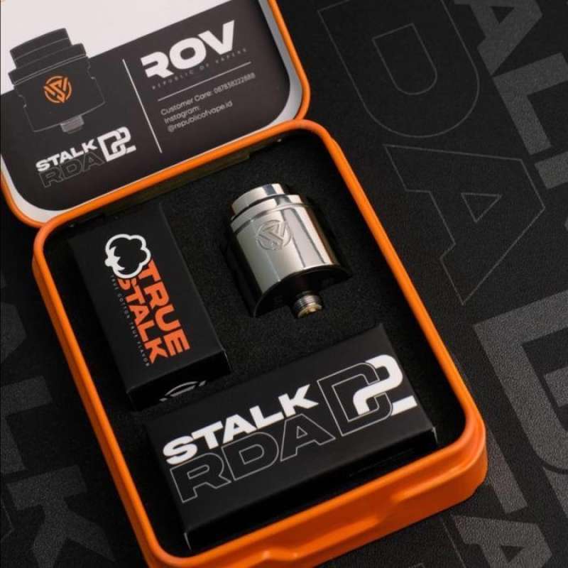 Jual Stalk D2 Rda 24mm Dual Coil Stak Atomizer Vapor Di Seller Vapesis ...