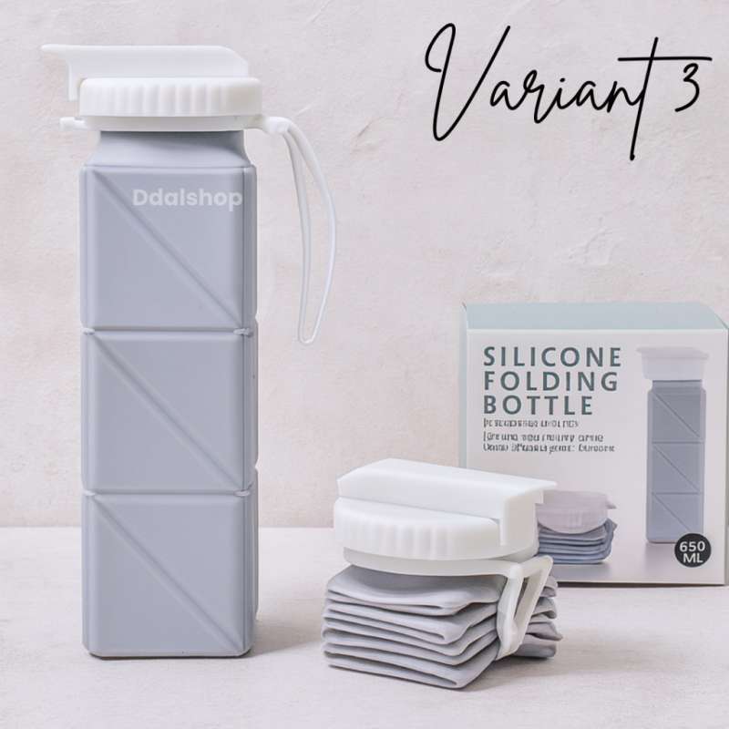 Promo No Brand Botol Minum Lipat Silikon 620ml Bpa Free Food Grade ...