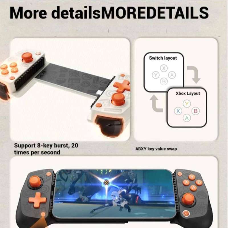 Promo Gamesir X5 Lite Zenless Zone Zero Zzz Edition Type C Mobile ...