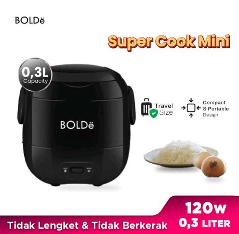 Jual Bolde Mini Rice Cooker Super Cook 0.3 Liter | Penanak Nasi Kecil ...