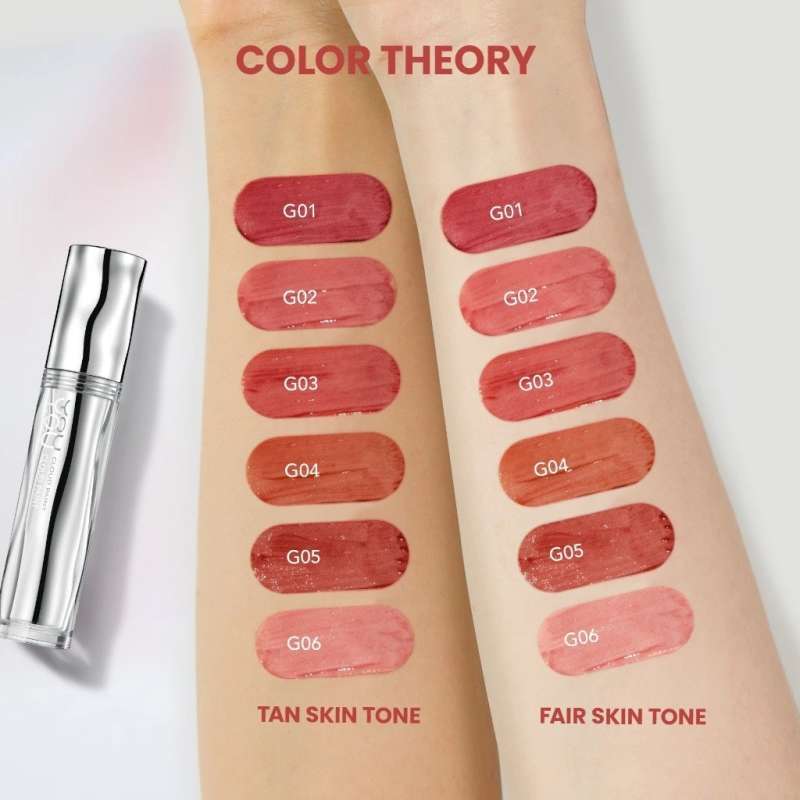 Jual You Cloud Paint Glassy Glow Lip Tint 3gr- Pewarna Bibir Bertekstur ...
