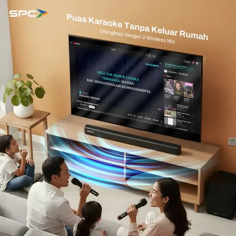 Promo Spc Soundbar Vomic Sbk 1 - Vomic 2.1ch Infinite Speaker Karaoke 2 ...