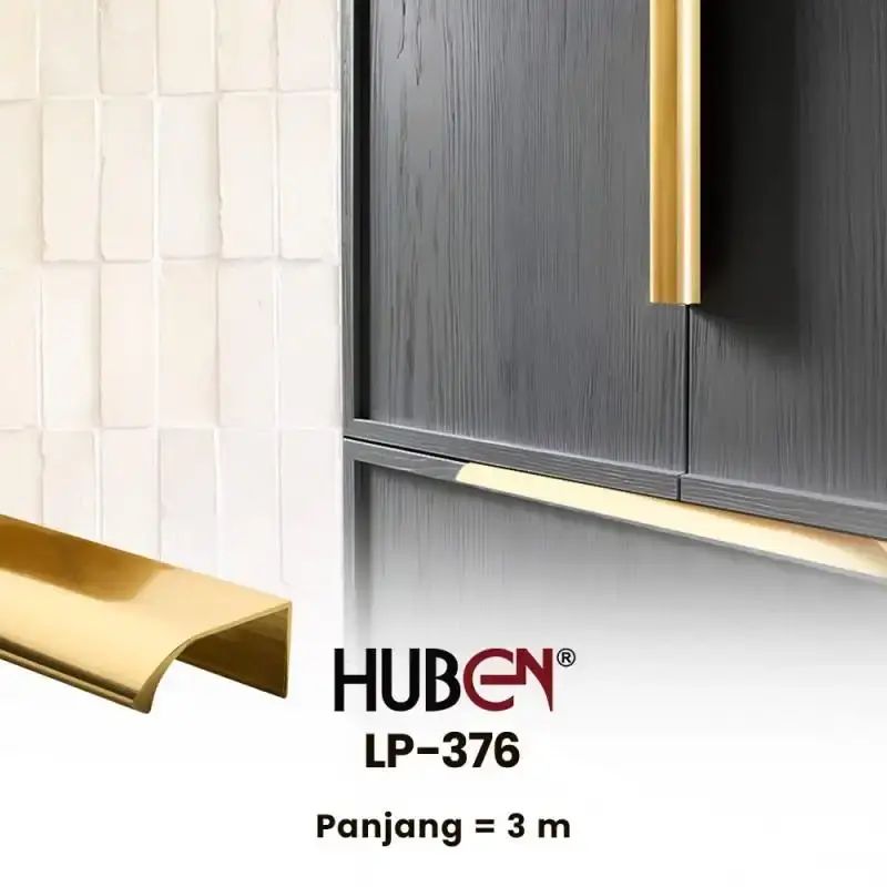 Jual 1 Ikat Frame Aluminium Handle Lemari Sliding Huben Lp-375,376 ...