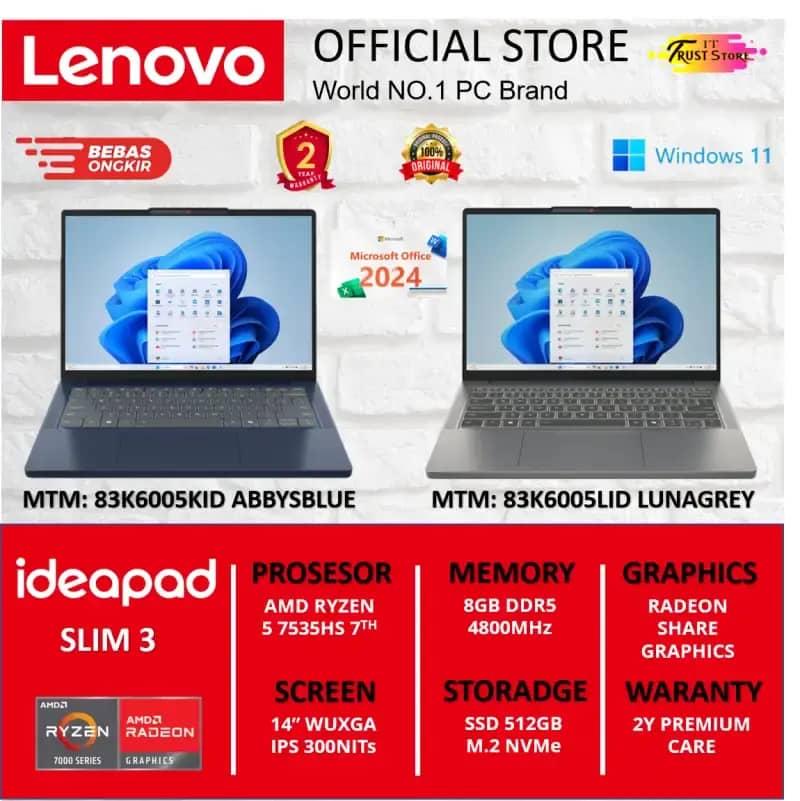 Lenovo Ryzen 5 RAM 16 Ips - 🔥 Harga & Spesifikasi Terbaru Mei 2026