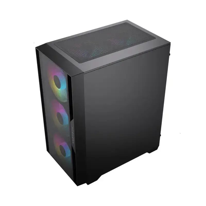 Jual Acegeek Stratus Mesh M-atx Pc Casing [with 4 Rgb Fan] - Black Di ...