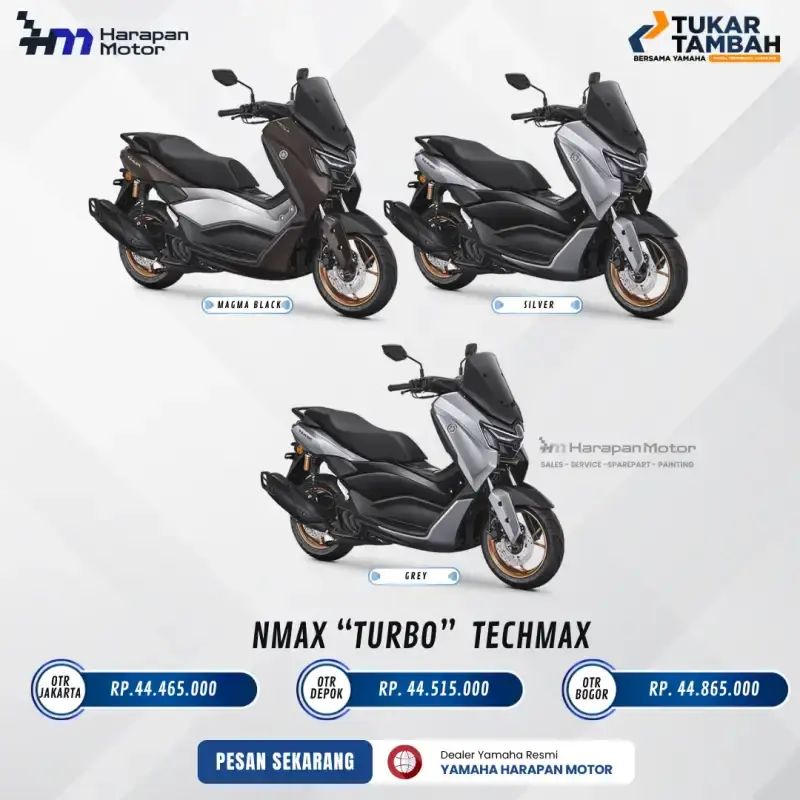 Jual Yamaha Nmax Turbo Tech Max Sepeda Motor [otr Jabodetabek] Di ...