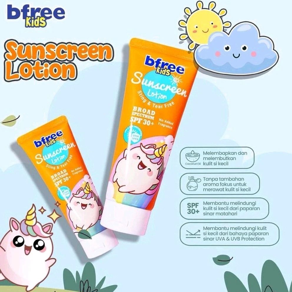Jual Bfree Kids Lotion 100ml Sunscreen Spf30+ (sunscreen Anak) Di ...