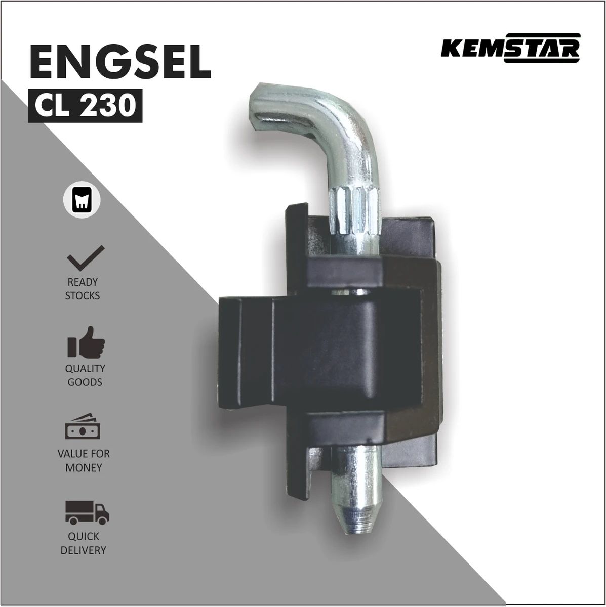 Promo Engsel Pintu Panel Cl230 Zinc Alloy Hinge Black 30mm Diskon 33% ...