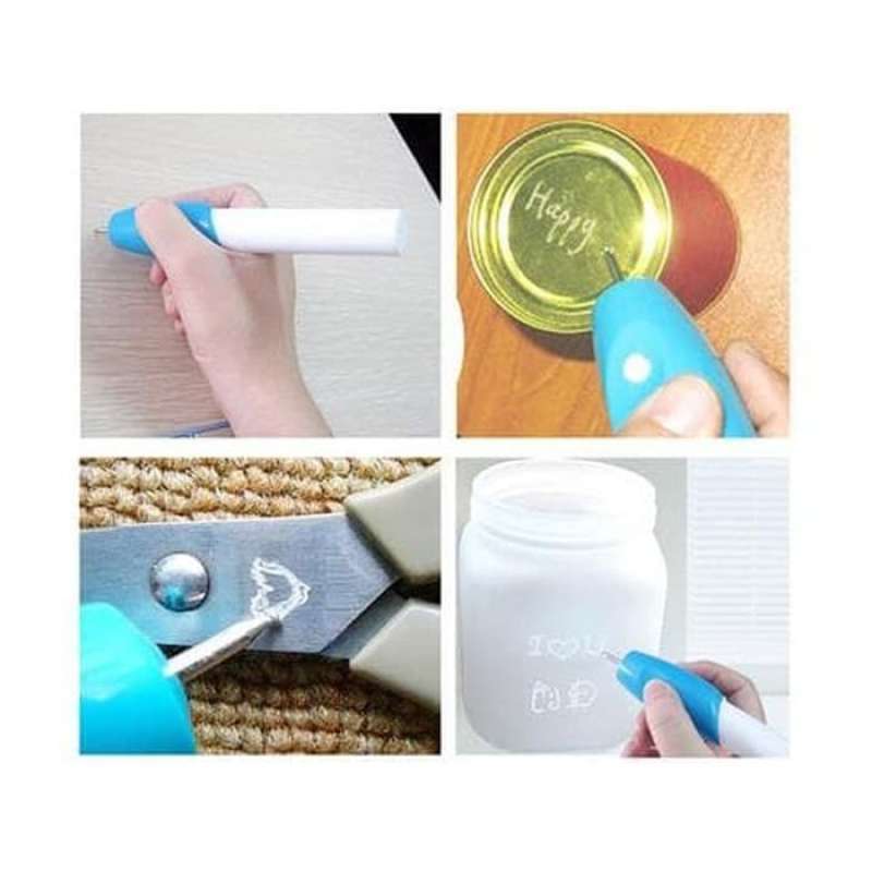 Promo Ez Engraver / Alat Ukir Portable Pena Grafir Besi, Kaca, Plastik ...