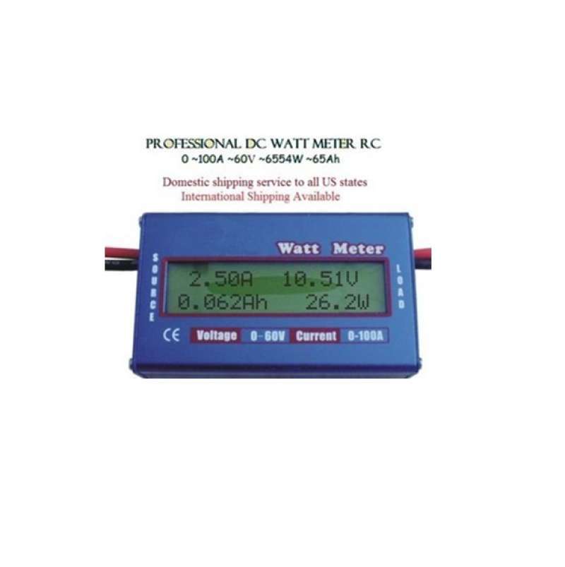 Jual Dc Watt Meter ( Mengetahui Daya(watt), Arus Dc, Tegangan Dc ) Di ...