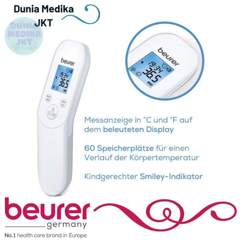 Jual Beurer FT 85 Infrared Non Contact Thermometer di Seller Tidar Store - Mekarsari, Kab ...