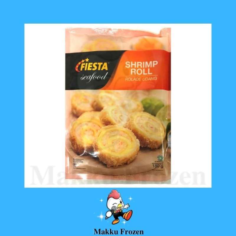 Jual Fiesta Shrimp roll (rolade udang), Makanan beku 180g HALAL seafood ...