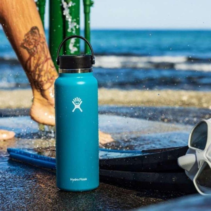 Jual Botol Hydro Flask 40 Oz / 1,182 Ml Wide Mouth Flex Rain Di Seller ...