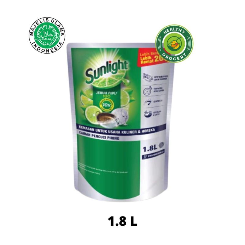 Jual Sunlight Professional Pouch 1800ml Dishwash Di Seller ...