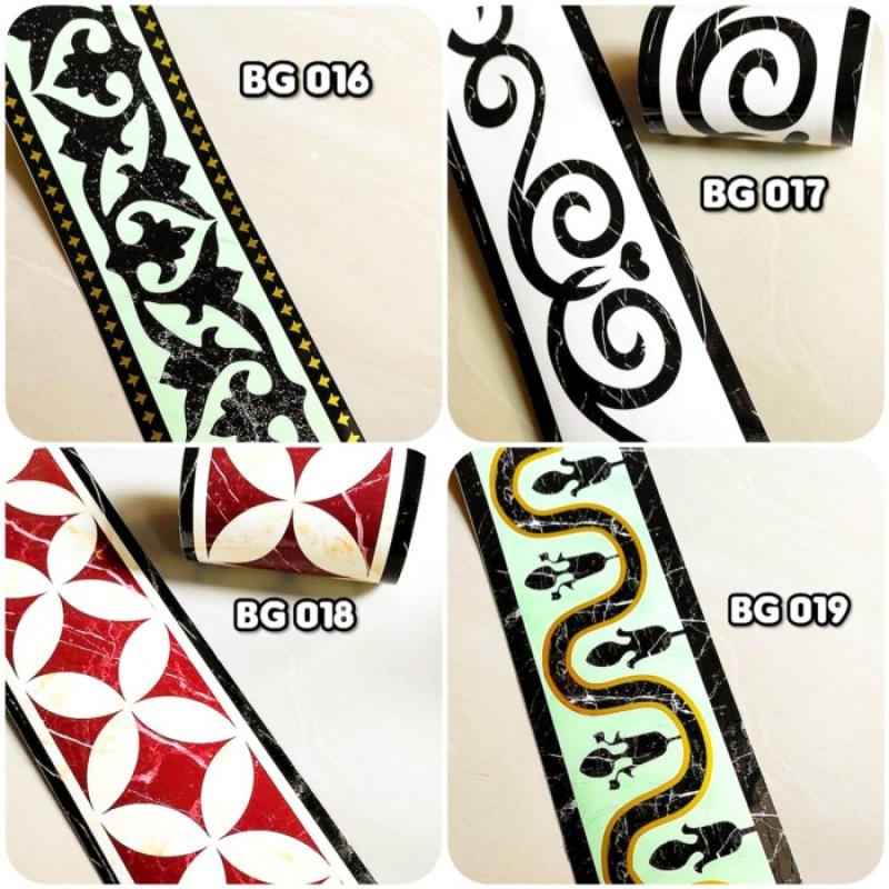 Jual Wallpaper Lis Bg Border Stiker Sticker Dinding Lantai Granit ...