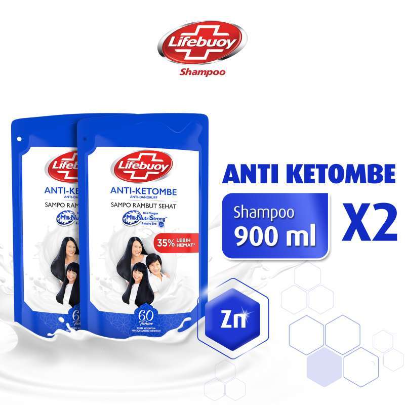 Promo Lifebuoy Anti-ketombe Shampoo [900 Ml] - Twinpack Diskon 1% Di ...