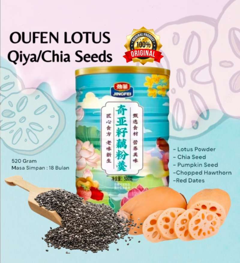 Jual Oufen Lotus Root Powder 藕粉 Halal Oufen Rose Nuts Chia Seeds Fruits ...