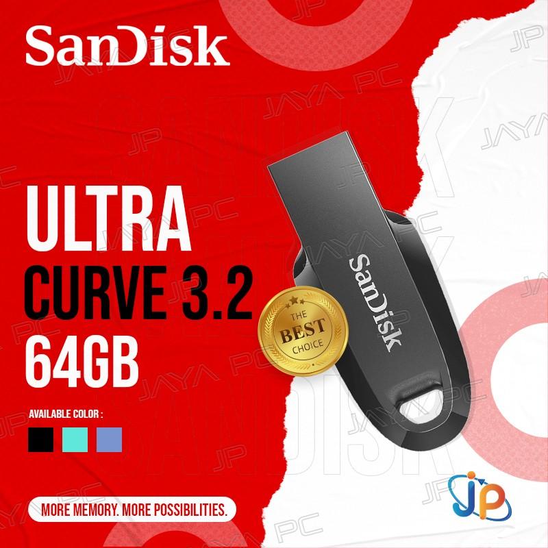 Jual Flashdisk Sandisk Cz550 64gb - Flash Disk Ultra Curve 64 GB USB 3. ...