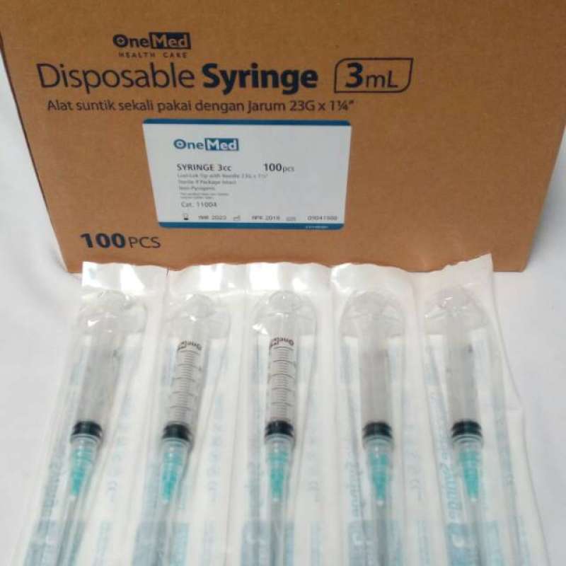 Jual Spuit Onemed 3cc per Box 100pcs di Seller Medicalogy Jogja ...