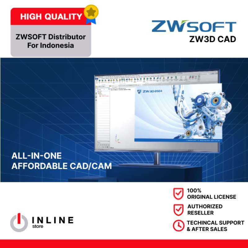 Jual Zwsoft Zw3d Cad Original License Authorized Reseller - Zw3d Lite ...
