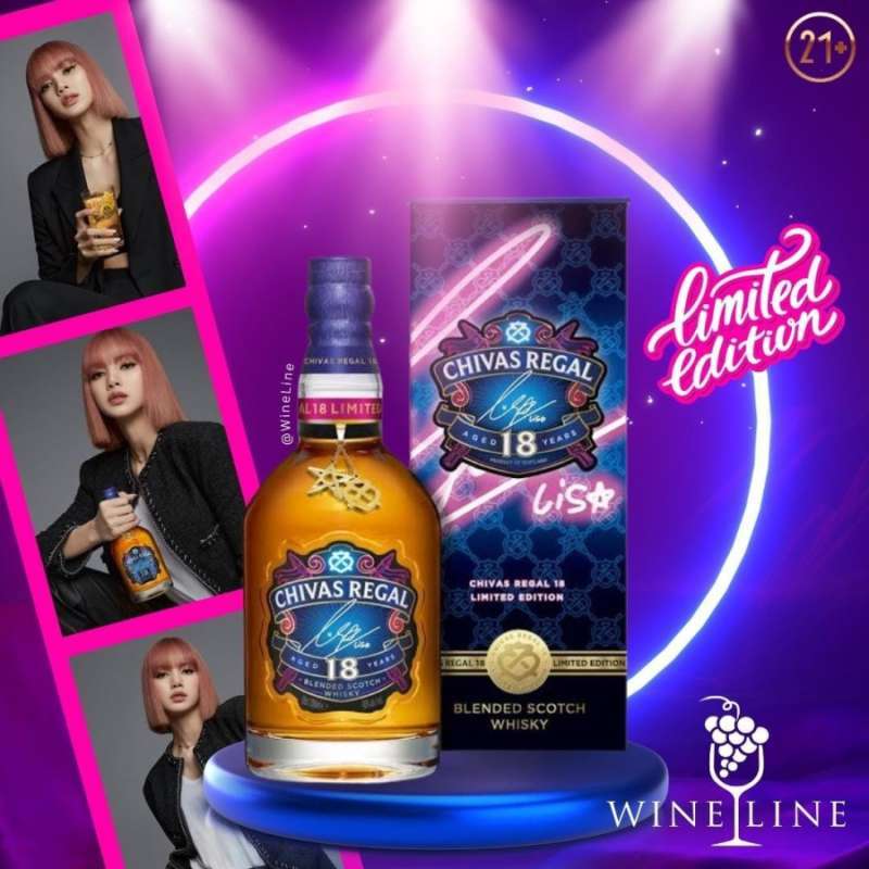 Jual Scotland - Chivas Regal 18 Years X Lisa Blackpink 700ml Whisky Di ...