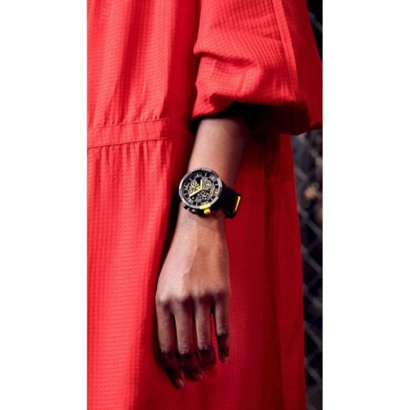 Jual Original 100%!! Jam Tangan Swatch Sb02b403 Checkpoint Kuning Big ...