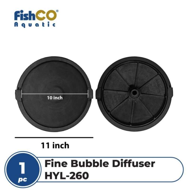 Jual FISHCO DISC FINE BUBBLE AIR DIFFUSER BLACK PREMIUM di Seller ...