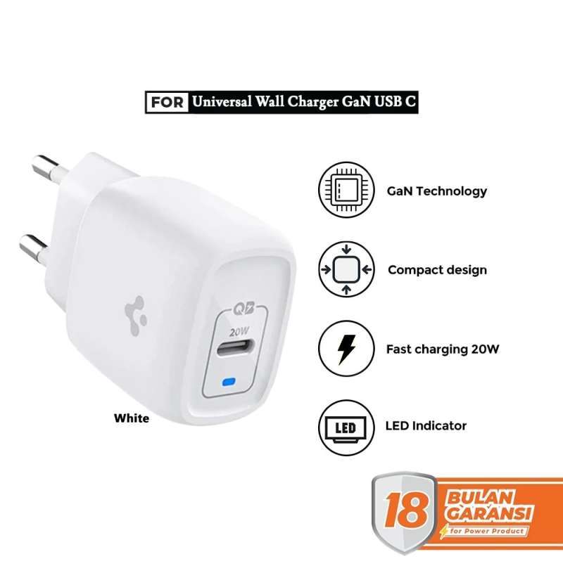Promo Charger Adaptor Spigen PowerArc Station Pro Type C GaN Fast ...