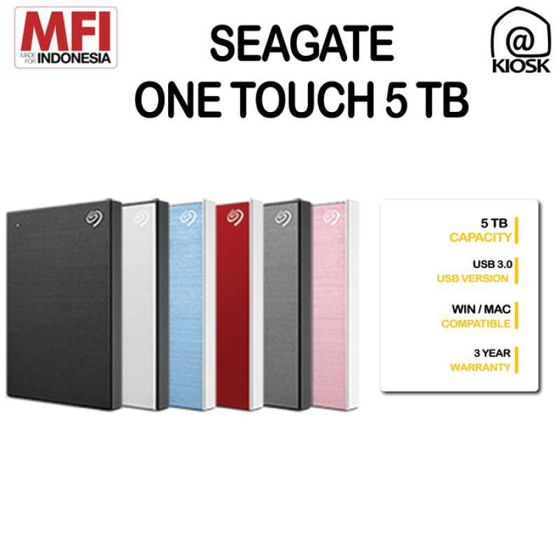Promo Seagate One Touch Portable 5TB / HDD External with Password ... Promo Seagate One Touch Portable 5TB / HDD External with Password ...