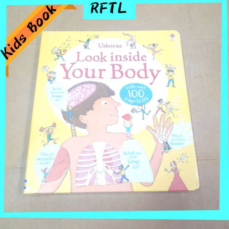 Promo Book Import Kids Look Inside Human Body by usborne Diskon 23% di ...