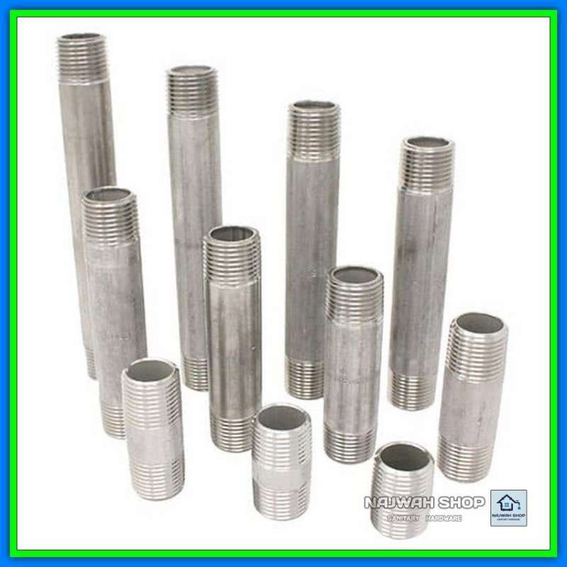 Promo Pipa Nepel Pipe Nipple 3/4 Inch X 10 Cm Stainless Steel Ss 304 ...