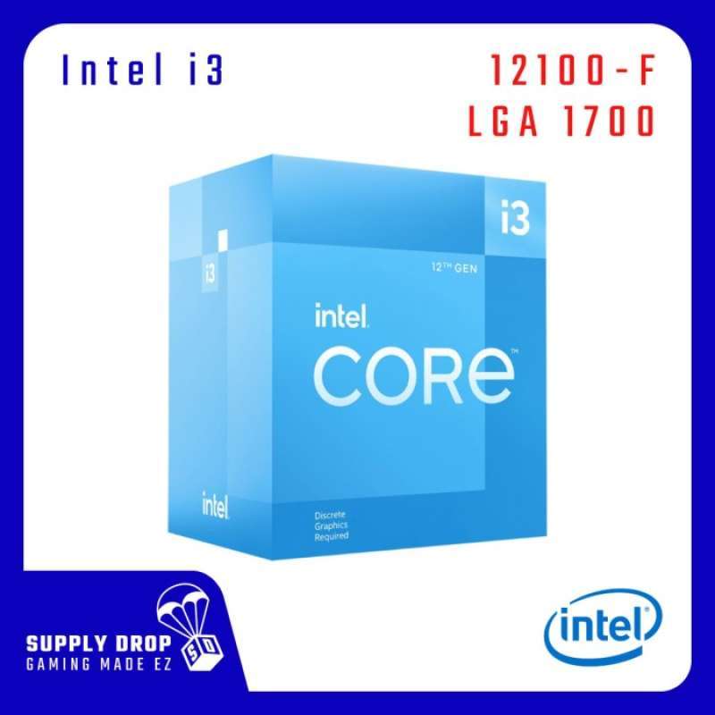 Promo Intel Core i3 12100F 3.3GHz Up To 4.3GHz [Box] LGA1700 ...