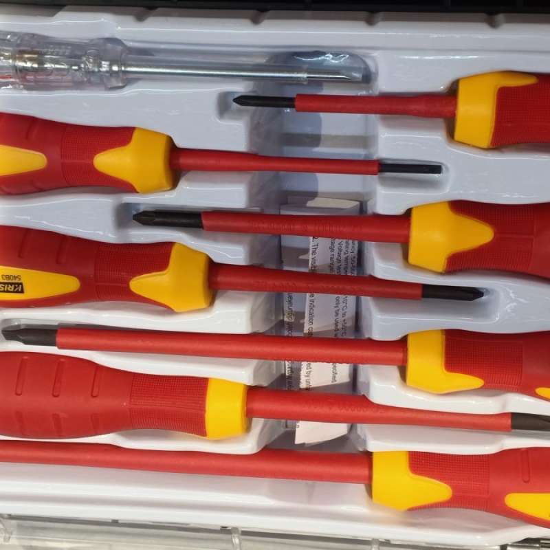 Promo Krisbow Set Obeng Minus Dan Plus Insulasi 8 Pcs Lriss8 Diskon 23% ...