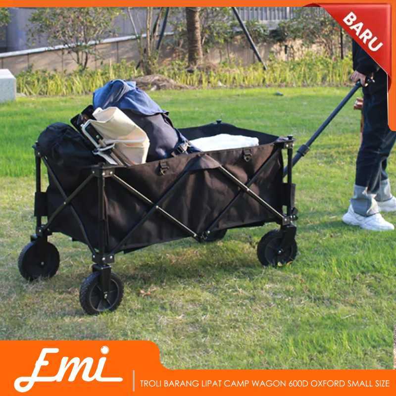 Jual Troli Barang Lipat Camp Wagon 600D Oxford Folding Trolley Wide ...