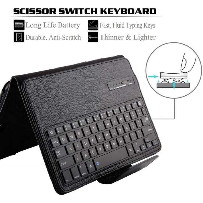 Jual Samsung Tab A 10.1 A10 2019 Sm T515 Keyboard Bluetooth Flip Stand ...