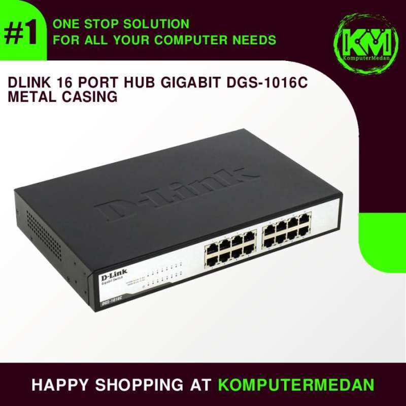 Jual Dlink 16 Port Hub Gigabit Dgs-1016c Metal Casing Di Seller ...
