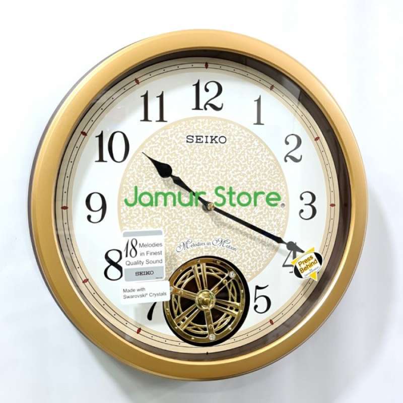 Promo Jam Dinding 18 Melodies Quality Sound Seiko QXM388G Diskon 23% di ...