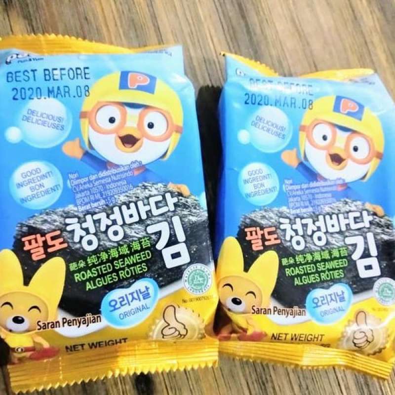 Promo 1PACK Paldo Pororo Seaweed Rumput Laut / Nori Rumput Laut ...