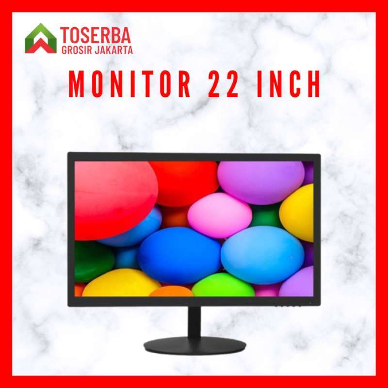 Promo Monitor LED 22 Inch Full HDMI VGA Input New Panel Garansi Resmi ...