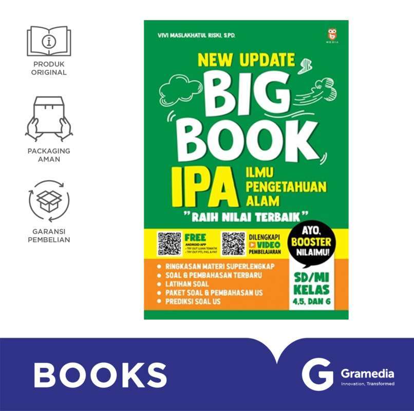 Jual New Update Big Book IPA SD/MI Kelas 4, 5, & 6 di Seller Gramedia Official Store - Kebon ...