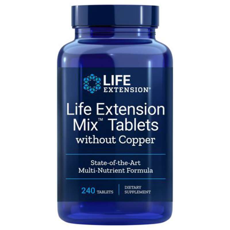 Promo Life Extension Mix Tablets without Copper, 240 Tabs Diskon 25% di ...