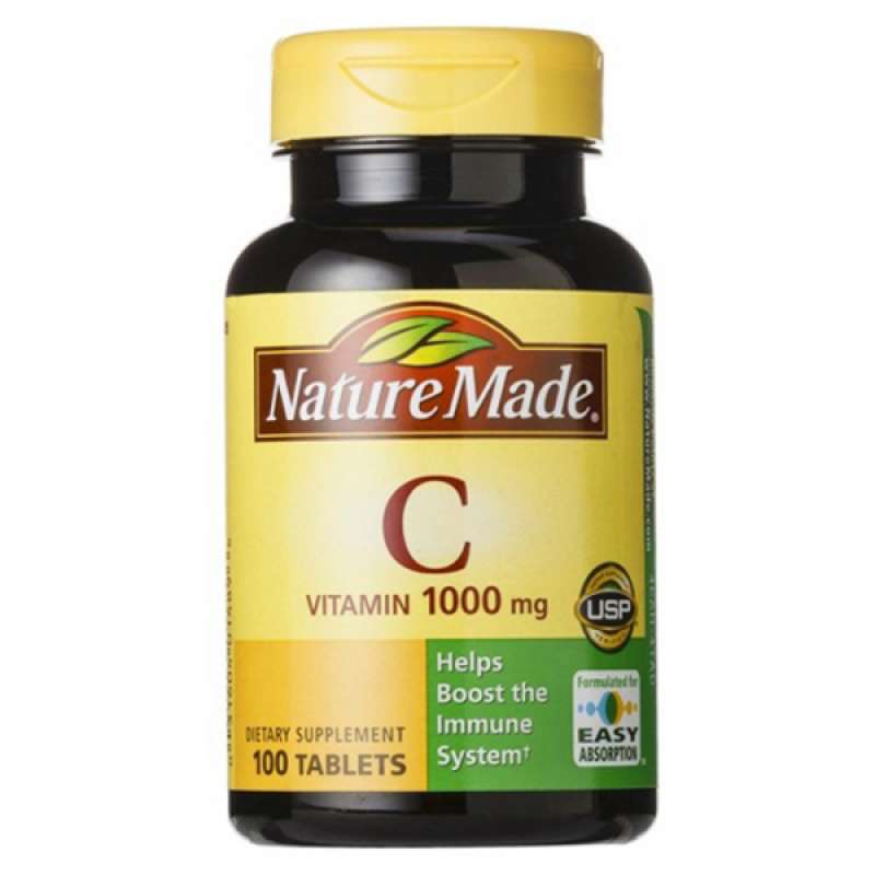 Promo Nature Made Vitamin C, 1000mg, 100 Tabs Diskon 25% di Seller ...