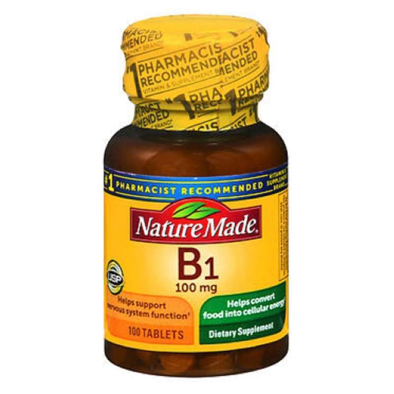 Promo Nature Made Vitamin B-1, 100 mg, 100 tabs Diskon 25% di Seller ...