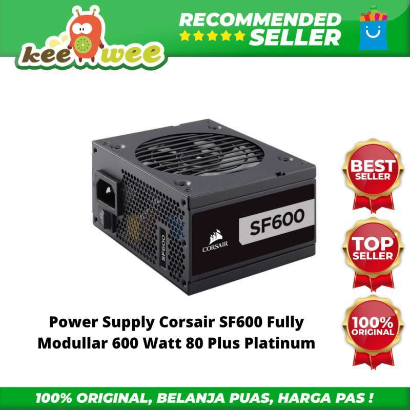 Jual Power Supply Corsair SF600 Fully Modullar 600 Watt 80 Plus Platinum di Seller KeeWee Shop ...