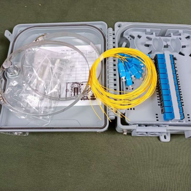 Promo Odp 12 core lengkap pigtail Diskon 23% di Seller Tikno Store ...