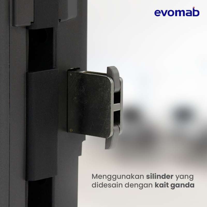 Jual Kunci Pintu Kaca Fingerprint Smart Door Rim Lock Evomab Edlk-gl1 ...
